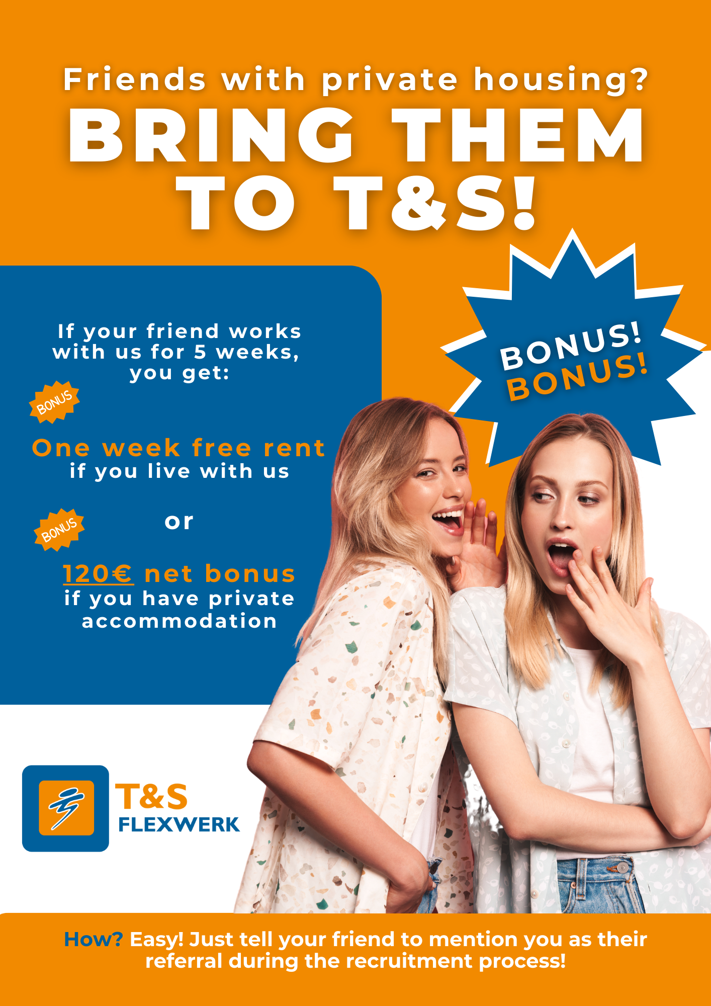 Bring-a-friend bonus! - T&S Flexwerk